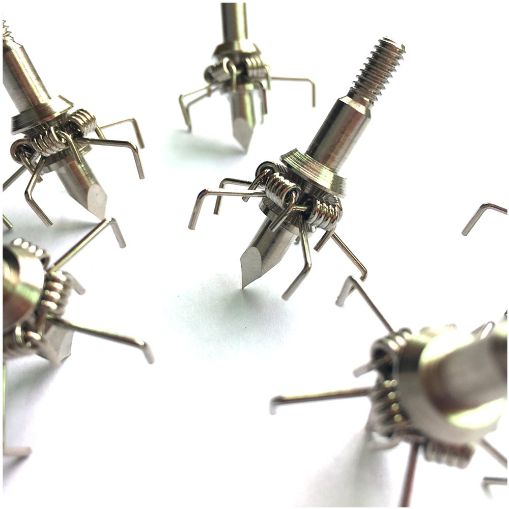 misaya 100 Grain Archery Broadhead Field Tips Point for Small Game