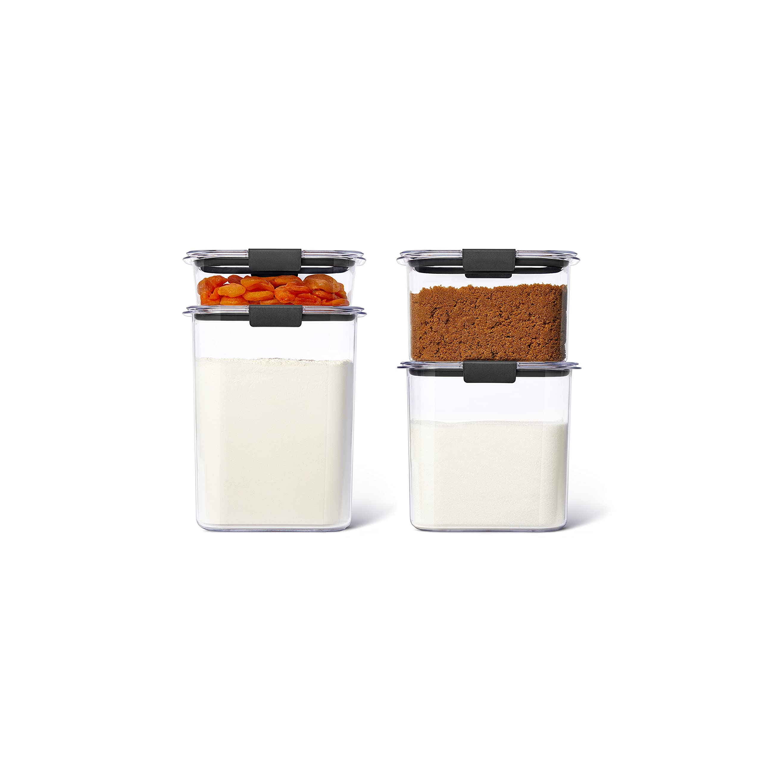Rubbermaid Brilliance Food Storage Containers with Lids, Set of 3