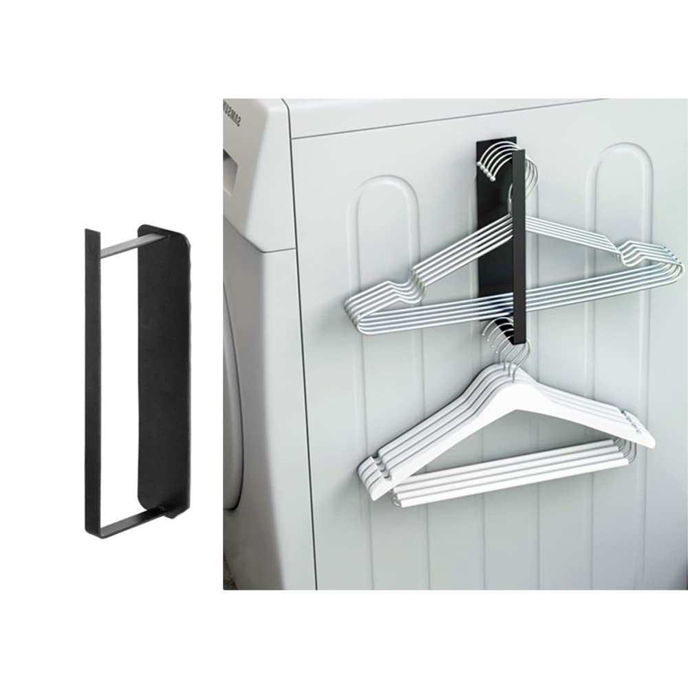 NiuYichee Home Magnetic Kitchen Storage Spice Rack – Refrigerator Organizer Wall Holder, with Metal Hooks, Organization for Home and Kitchen (Magnetic rack for washing machine)