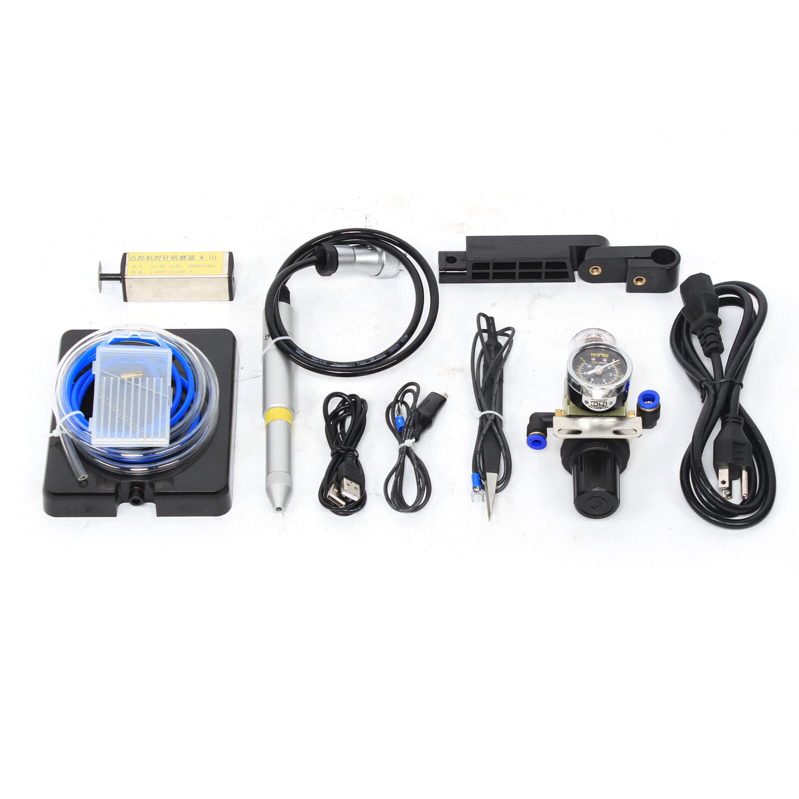 TFCFL Jewelry Spot Welder,CNC Spot Welding Machine,Automatic CNC Spot Welder Professional Welding Machine Pulse Argon Arc Welder Kit,Jewelry Repair Machine,110V 60HZ