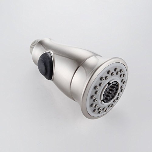 Weirun Replacement Universal Sprayer Pull Out Spray Head for Kitchen Sink Pull-Down Faucet 1/2-Inch IPS Connector 2-Function, Brushed Nickel