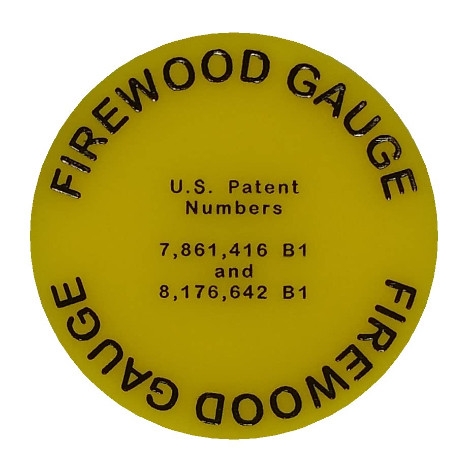 The Firewood Gauge (15β) - The Original Patented Magnetic Firewood Measuring Tool β Strong Durable Flexible Fiberglass with a Whopping 88 Pound Pulling Force Magnet attaches to Any Chainsaw Bar