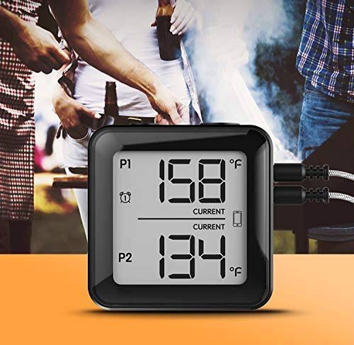 TempoChef Bluetooth Smart Meat Thermometer for Grill Oven and Smoker, Cooking Food and Control Temperature Smart, Dual Stainless Steel Probes