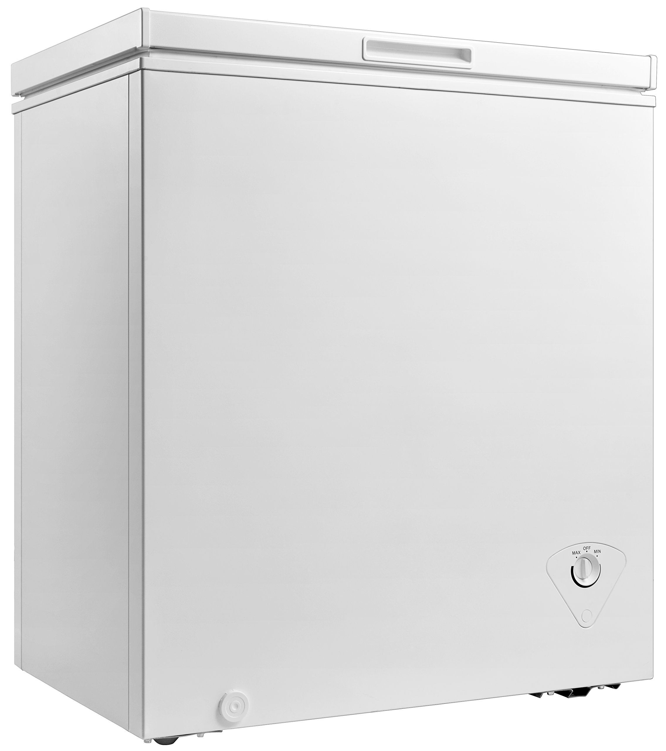 Midea WHS-185C1 Single Door Chest Freezer, 5.0 Cubic Feet, White