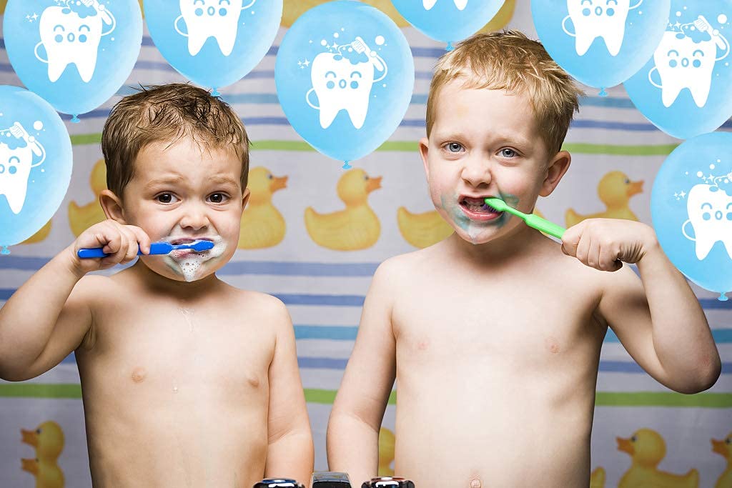 Oringaga 50PCS Tooth Party Balloons - Teeth Themed Birthday Baby Shower Party Decorations Supplies Decor Balloon