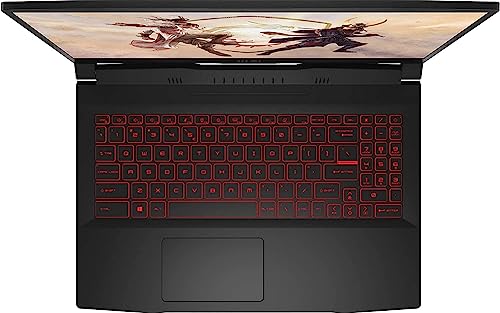 MSI Katana Gaming Laptop 2023 Newest, 15.6" FHD 144Hz Display, 12th Gen Intel Core i7-12700H Processor (14 Core), NVIDIA GeForce RTX 3060, 16GB RAM, 1TB SSD, Backlit Keyboard, Wi-Fi 6, Windows 11 Home