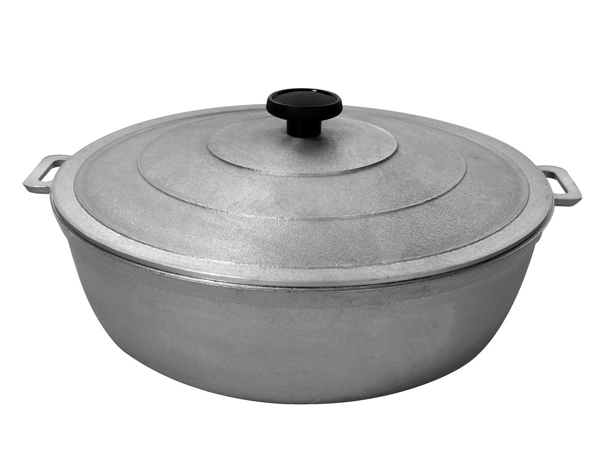 Uniware 9900 Super Quality Aluminum Caldero,Dutch Oven,5 QT, Silver (28cm (11-Inch))