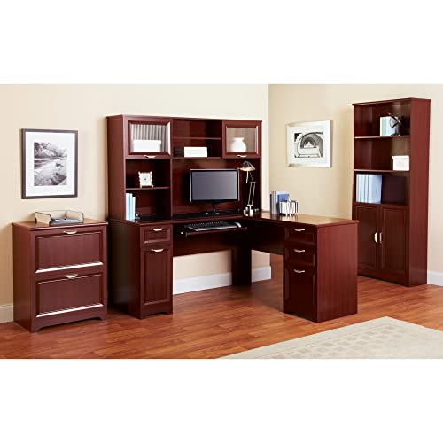 RealspaceĀ® Magellan 23-1/2"W x 16-9/16"D Lateral 2-Drawer File Cabinet, Classic Cherry