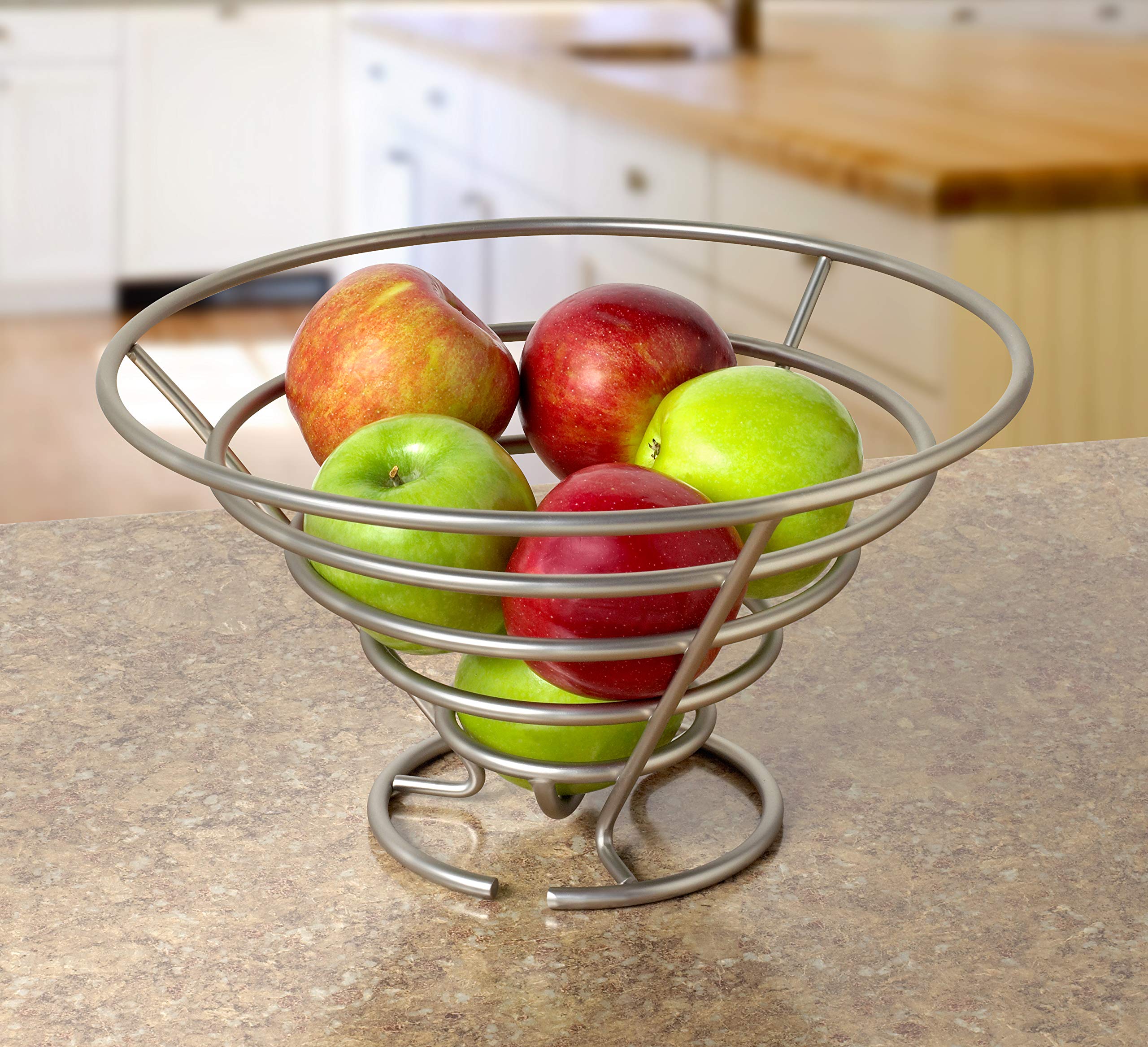 Spectrum Diversified Euro Fruit Bowl, Satin Nickel
