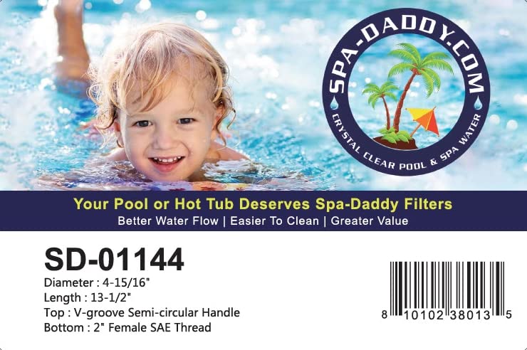 Spa-Daddy SD-01144 Filter - Waterway Teleweir 50 | Blue Material - Replaces PWW50L-M | FC-0172M | 4CH-949RA