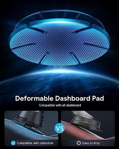 OMOTON for MagSafe Car Mount, O-Mag DriveSafe Magnetic Phone Holder for Car, Cell Phone Mount for Dashboard Windshield Vent, Fit for iPhone 15 14 13 12 Series Magsafe Cases