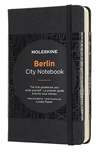 Moleskine Journey City Notebook, Berlin, Hard Cover, Pocket (3.5" x 5.5") Black, 220 Pages