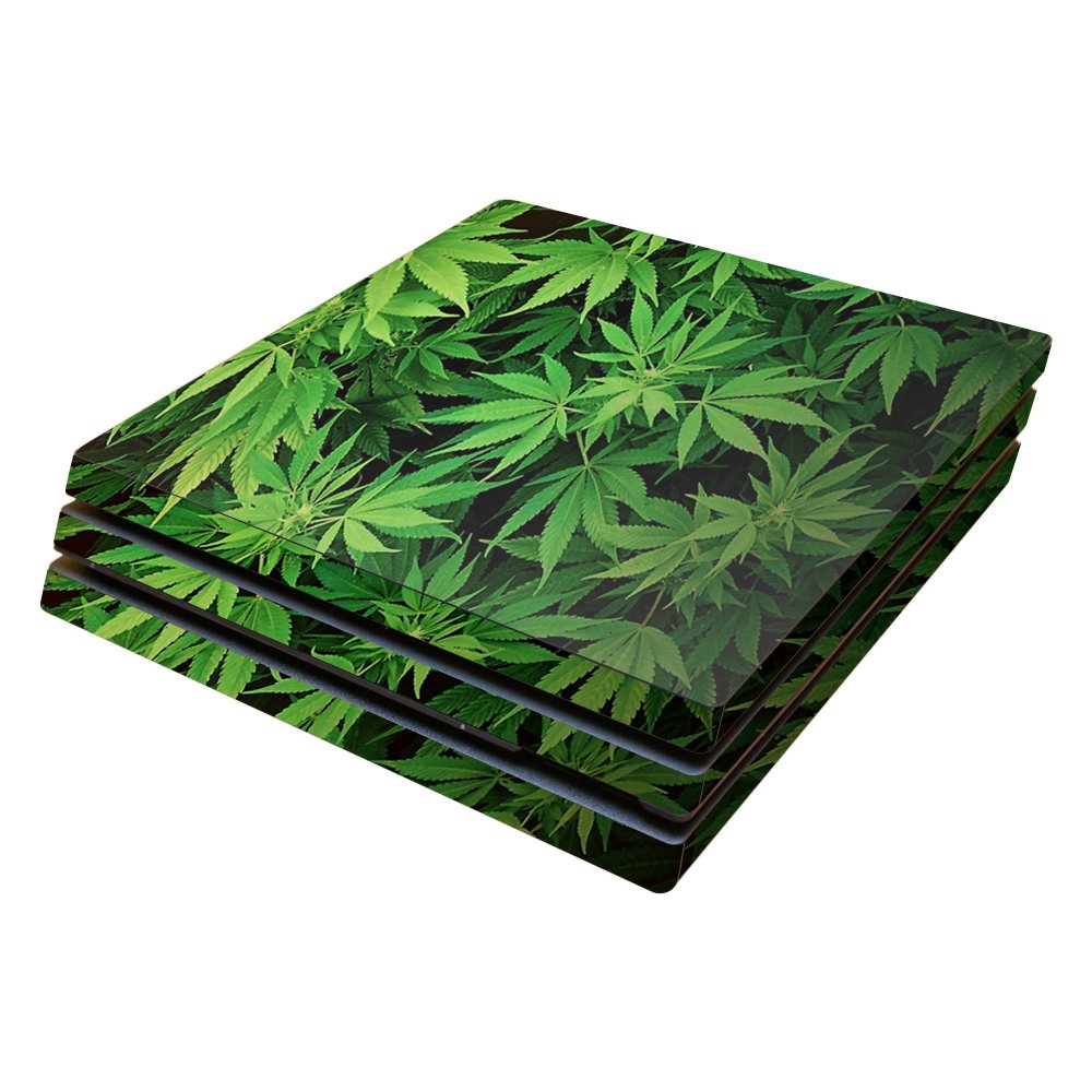 MightySkins Skin Compatible with Sony PS4 Pro Console - Weed | Protective, Durable, and Unique Vinyl Decal wrap Cover | Easy to Apply, Remove, and Change Styles | Made in The USA