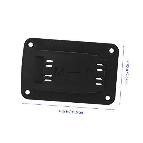 VILLCASE 18 Pcs Drill Tool Holder Drill Storage Dock Bracket Tool Holders Drill Tools Holder Drill Tool Fixing Bracket Drill Tool Brackets Hanger Stand Lithium Battery Mount Abs M18