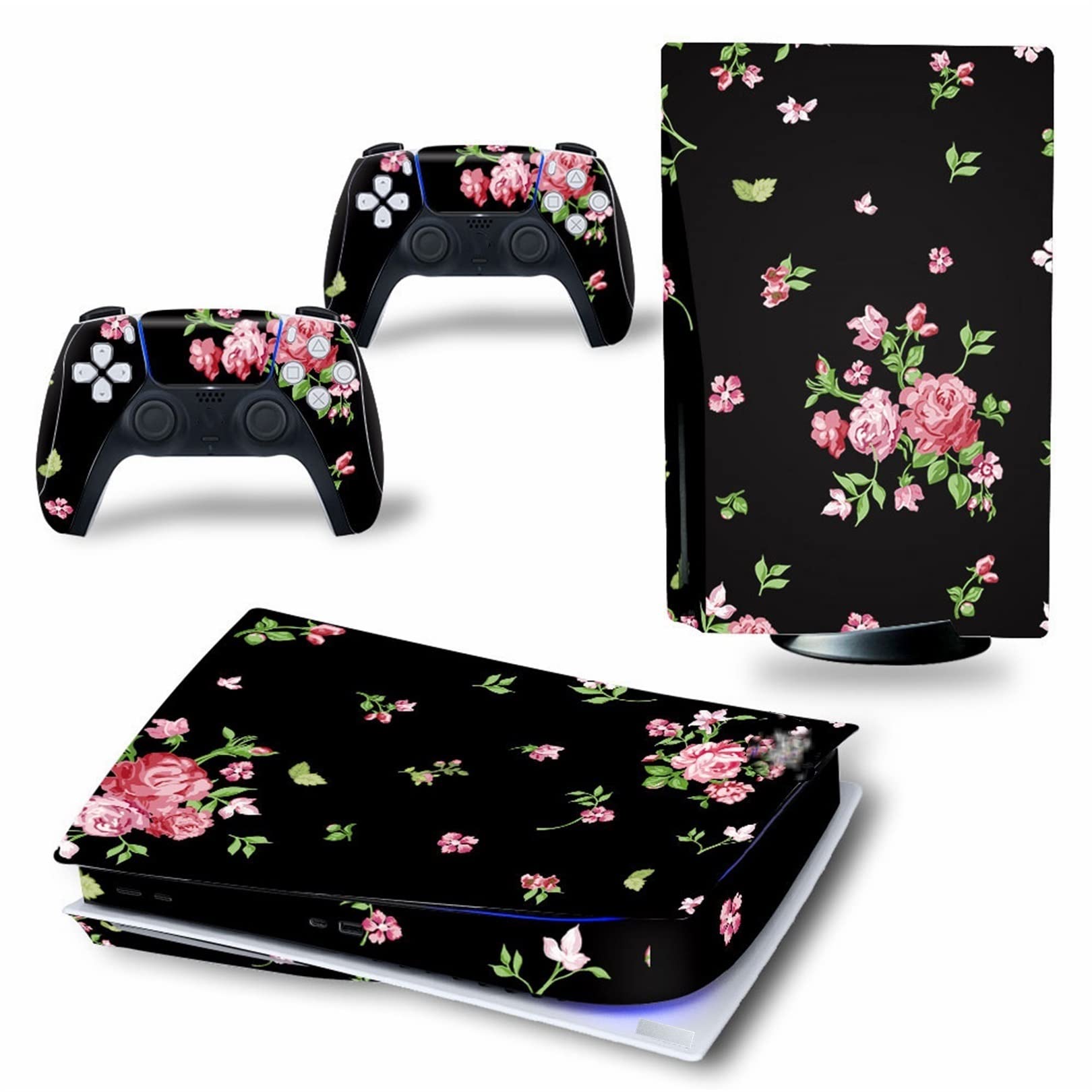 WREXIL LEEWEE for PS5 Skin Disc Edition & Digital Edition Console and Controller Vinyl Cover Skins Wraps Scratch Resistant, Compatible 97960 No Foaming (Size : Disc Version)