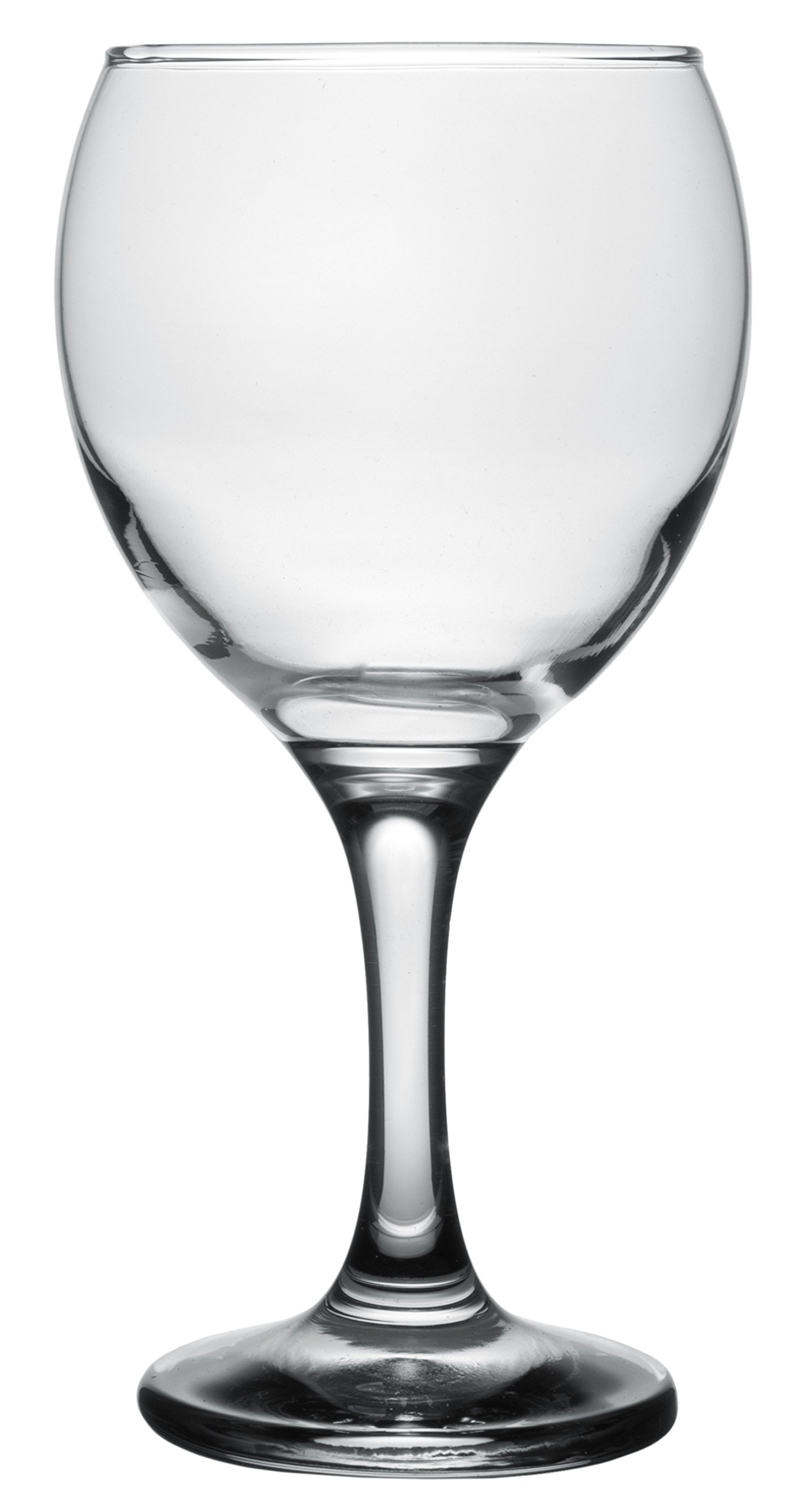 Red Co. Set of 6 Classic Glass 8.75 fl oz Stemmed All-Purpose White Wine Goblets, Clear