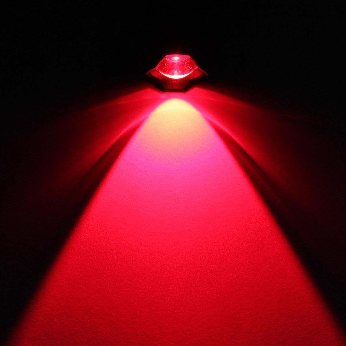 RaySoar 4 Pack Red Light Flashlight, 3 Modes Red LDE Flashlight Red Flashlight for Astronomy, Night Observation and Outdoor Activities