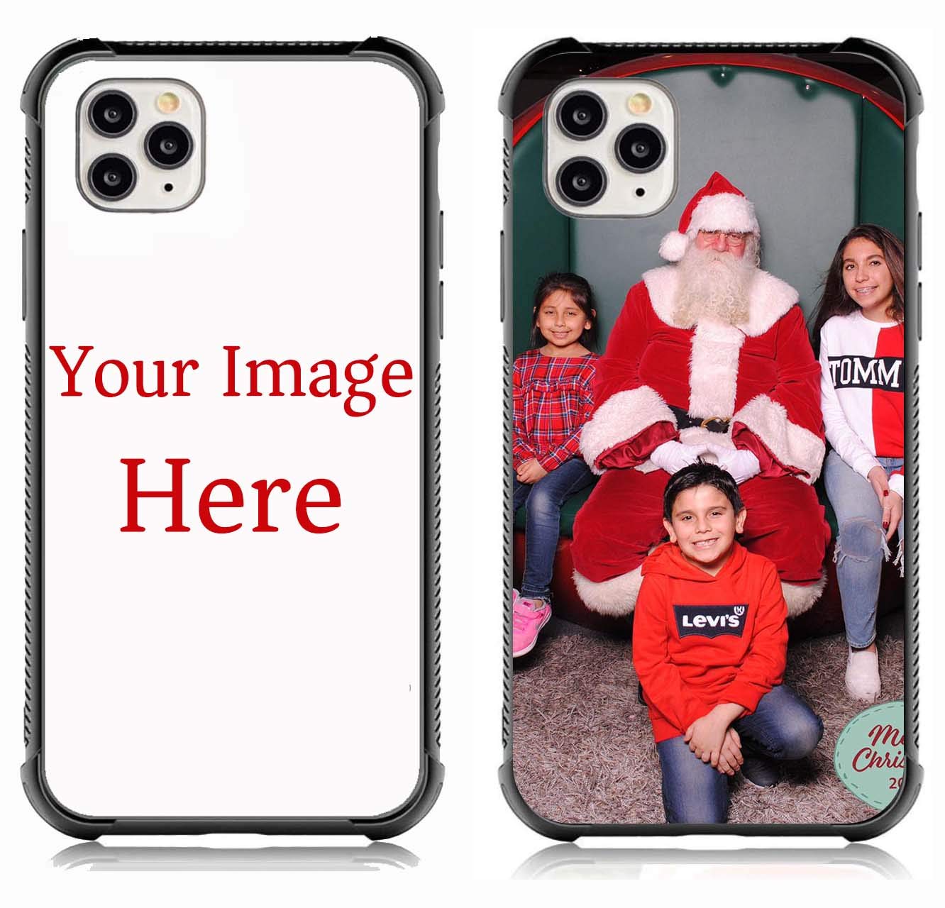 milika Custom Pictures Phone Case for iPhone 11 Pro max Personalized Custom Phone Cases Customized Slim Soft and Hard tire Shockproof Protective Anti-Scratch Phone Cover Case Make Your Own case