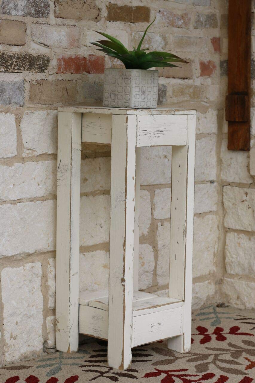 White Accent Table 10x10