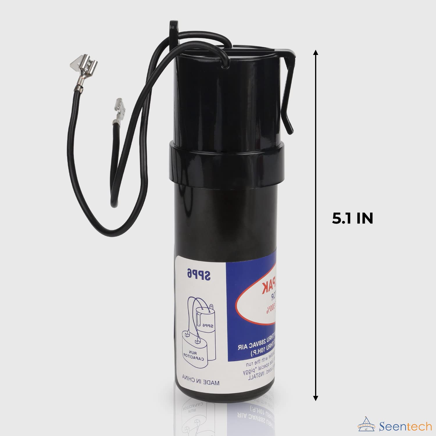 SPP6 Relay/Capacitor Hard Start Kit with 500% Increase Starting Torque for Air Conditioner - Compatible with HVAC Compressor β Replaces SPP6, TJ90HS6,AP4502872,35702, DST-6, ERPP6, HS6, HS650