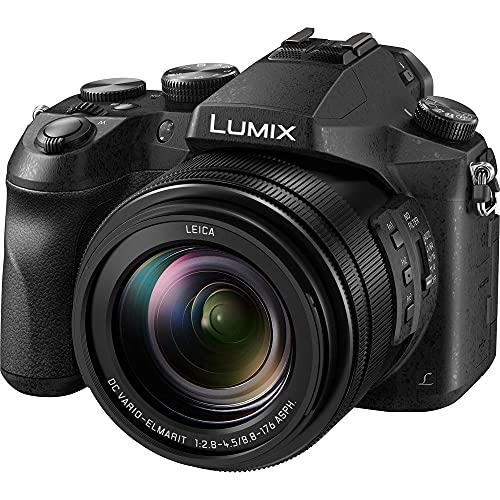 Panasonic Lumix DMC-FZ2500 Digital Camera (DMC-FZ2500) - Bundle - with 64GB Memory Card + DMW-BLC12 Battery + Digital Flash + Soft Bag + 12" Flexible Tripod + Cleaning Set + More (Renewed)