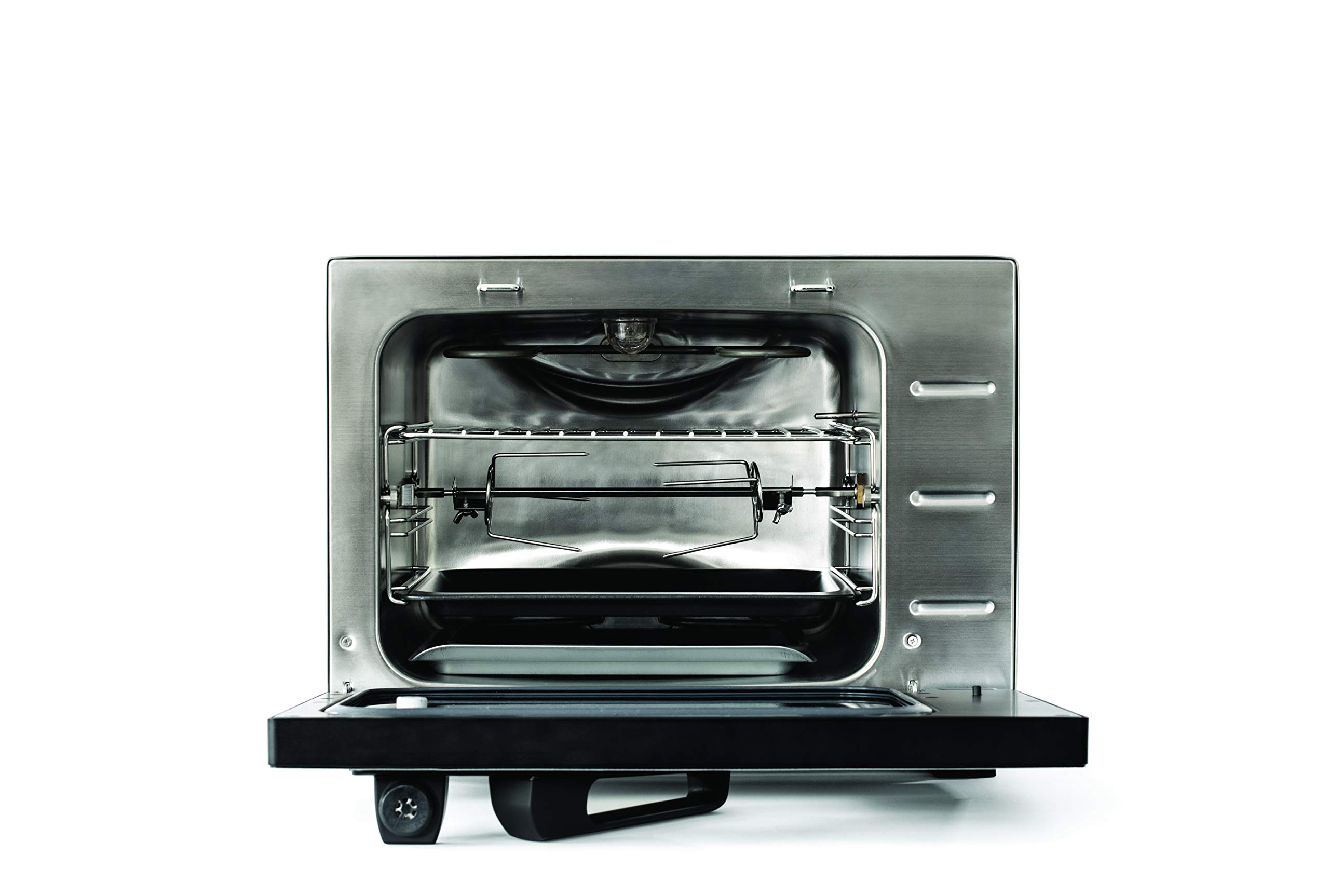Salton Oven Pressure Cooker, 8lb capacity, Black, Silver