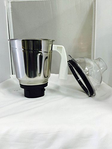 Preethi 1.5L Stainless Steel Large Jar, 1.5 LTR, Silver