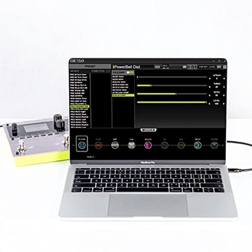 MOOER GE150 Electric Guitar Amp Modelling Multi Effects Pedal Portable Multi Effects Processor with Expression & IR Loading for Live show, Live Streaming, Home Studio, Guitar Practice