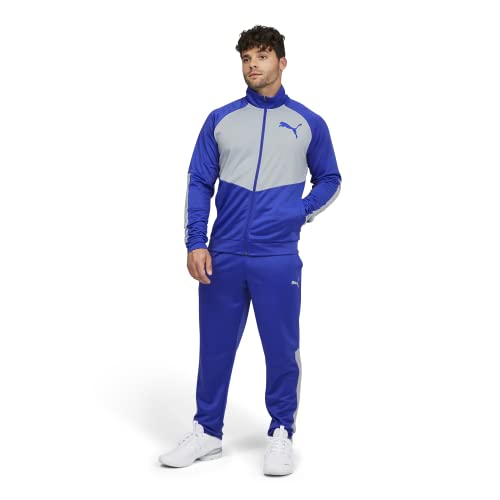 PUMA Men's Contrast Jacket 2.0, Royal Sapphire-Platinum Gray, XX-Large