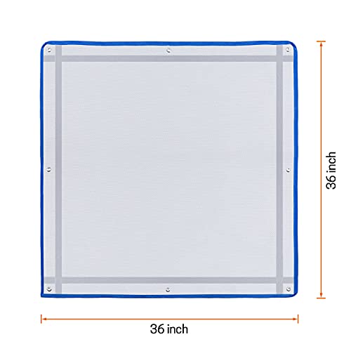 VISEMAN Fire Pit Mat for Deck Fireproof Under Fire Pit,Gill Mat for Grass Wood Deck Protection,Patio Outdoor BBQ with 3 Size(24" 32" 36")