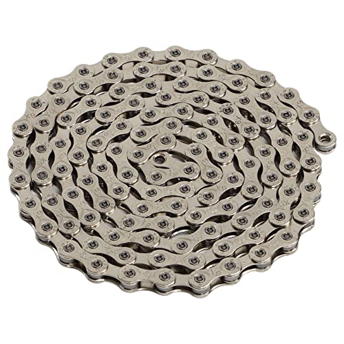Sports Chain, Variable Speed Chain Stainless Steel Flexible 9 Speed with Buckles for Road Cycling