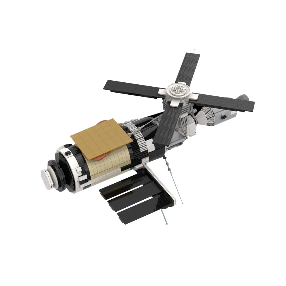 The First United States Space Station Skylab Building Kit; STEM Education Toy for Adult and Kid, Space Exploration Space Shuttle Skylab Model Building Blocks Sets, Science Building Kit (1517 Pieces)