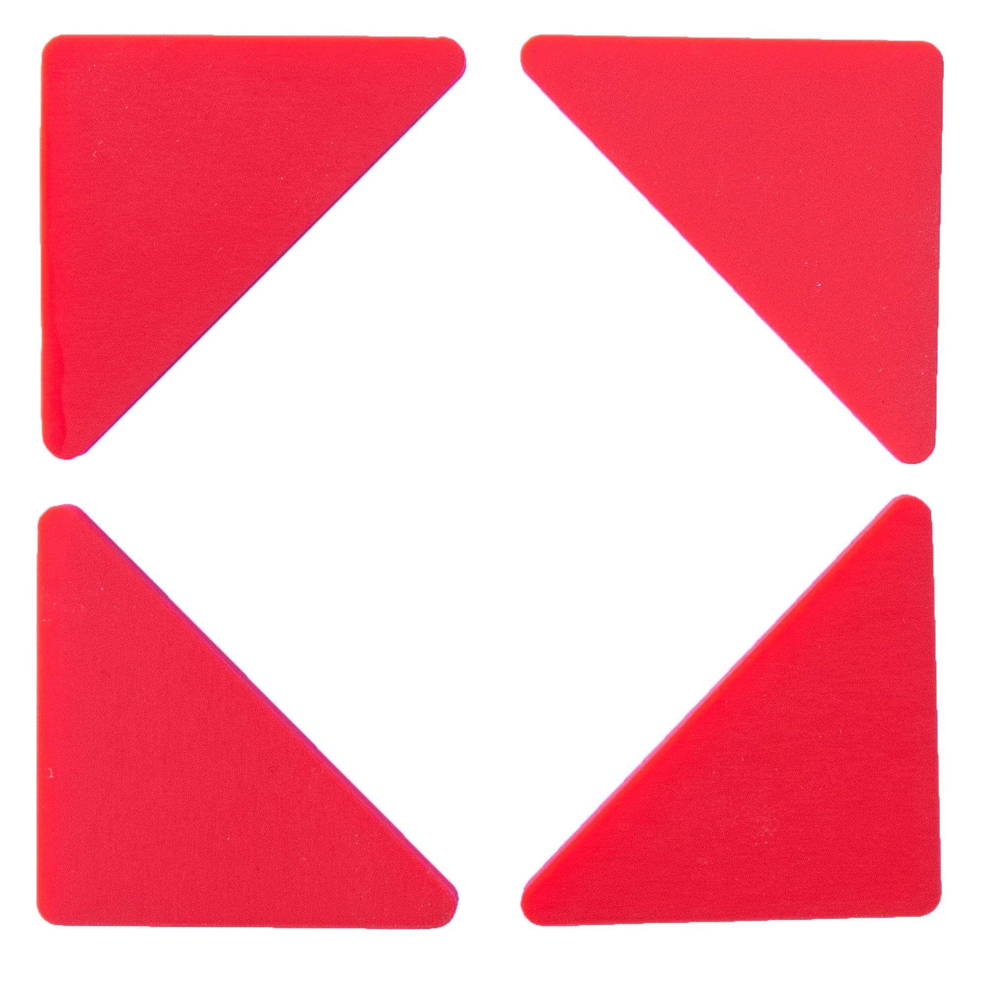 Thirteen Chefs Cutting Board Feet, Non Slip Silicone Pads, Set of 8, Red - Non Adhesive, Glue Free