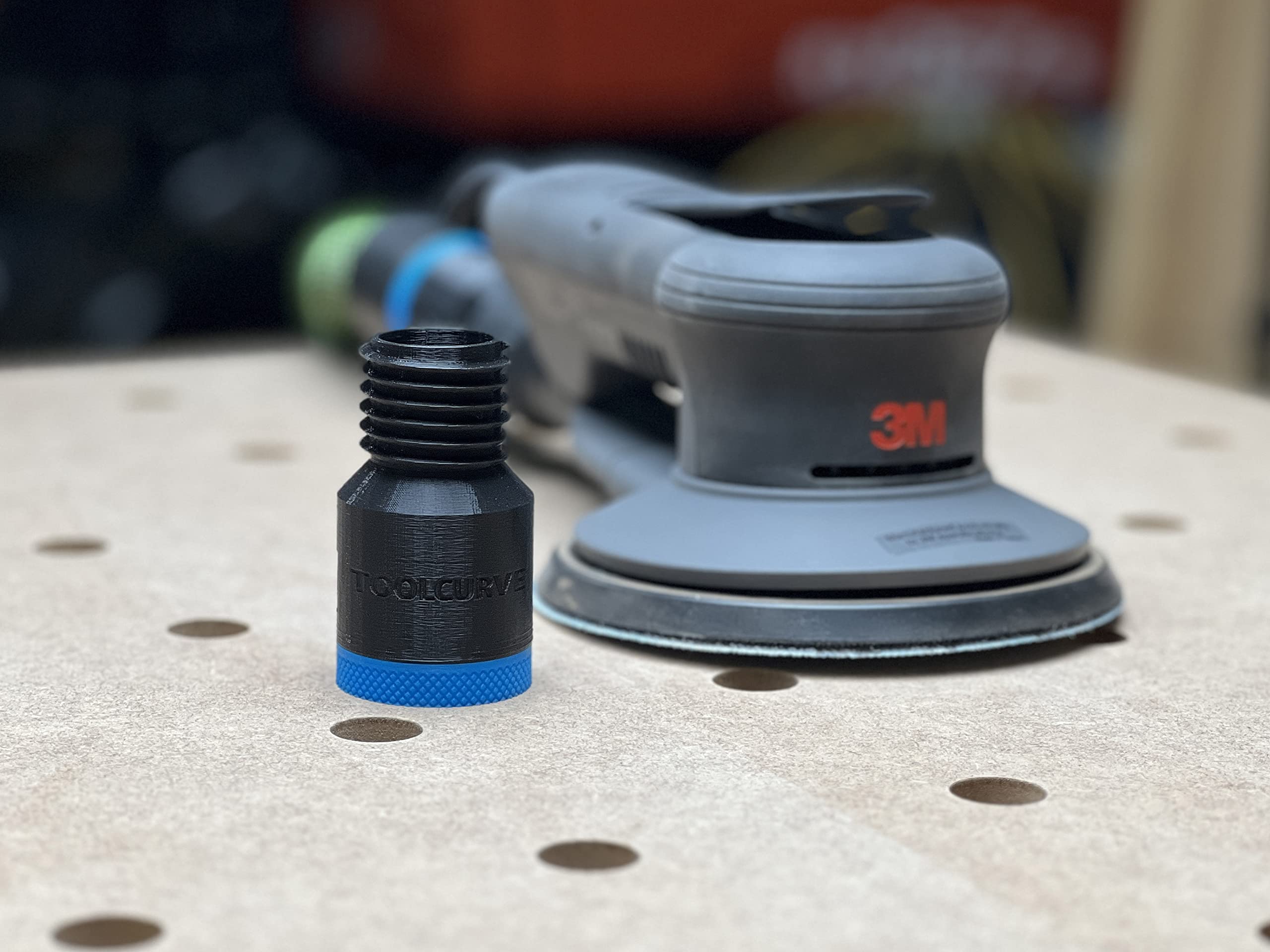 ToolCurve's Hose Adapter Compatible with Festool 27mm Hose to 3m Xtract Sander