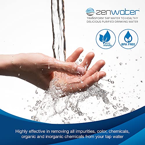 Zen Water โ Genuine Micro Ceramic Dome Filter Replacement Exclusively for Zen Water Filter System, Portable Water Purification System Filter