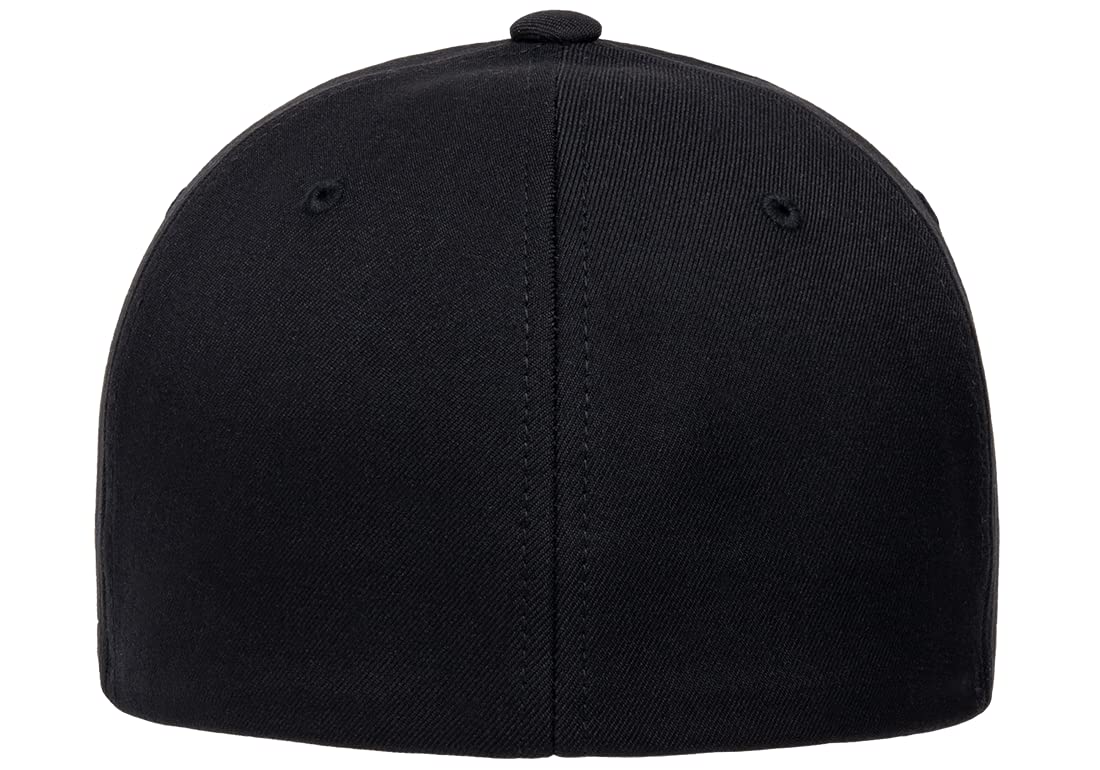 The Hat Pros | Flexfit NU Tri-Layer Men's Athletic Baseball Hat Fitted 6100NU Cap (as1, Alpha, l, x_l, Black)