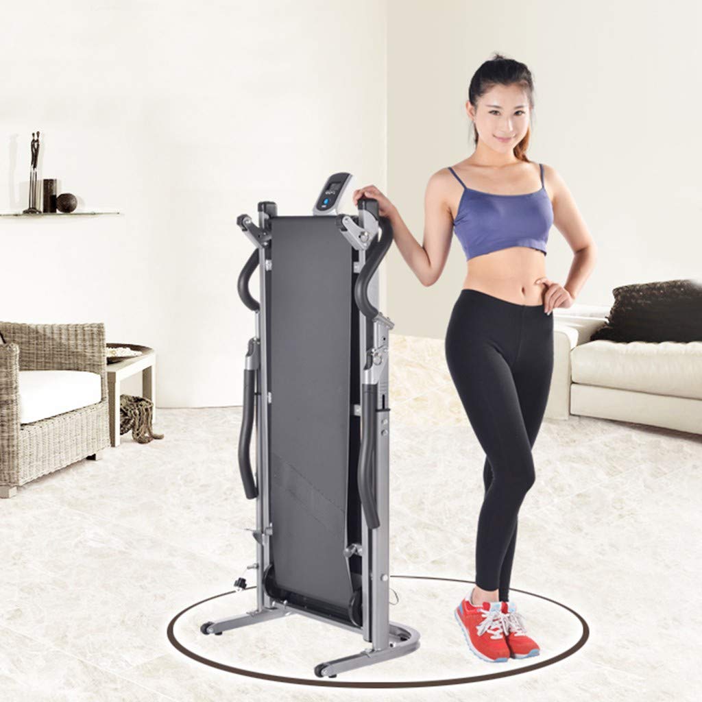 OKBOP Folding Manual Treadmill, 4-in-1 Foldable Under Desk Treadmills Machine for Small Space, Incline Compact Mini Walking Machine for Home Office, 300 lbs Weight Capacity (Black)