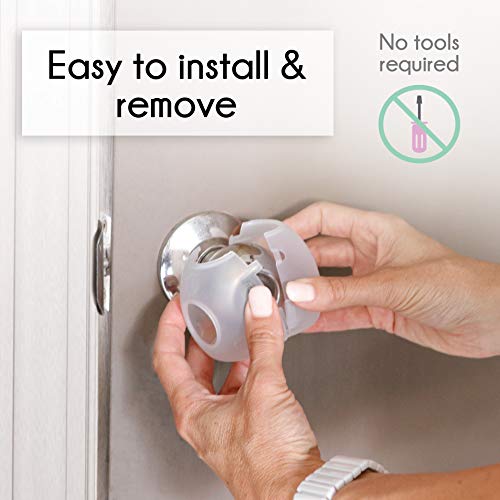 Little Chicks Baby Safety Door Knob Covers - 3 Count (Pack of 1)