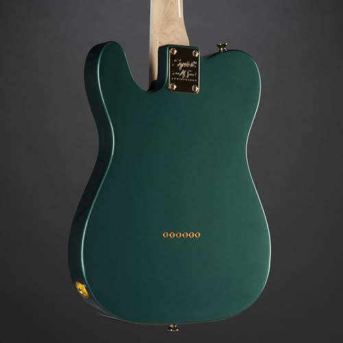 Squier 40th Anniversary Gold Edition Telecaster Electric Guitar, with 2-Year Warranty, Sherwood Green, Laurel Fingerboard