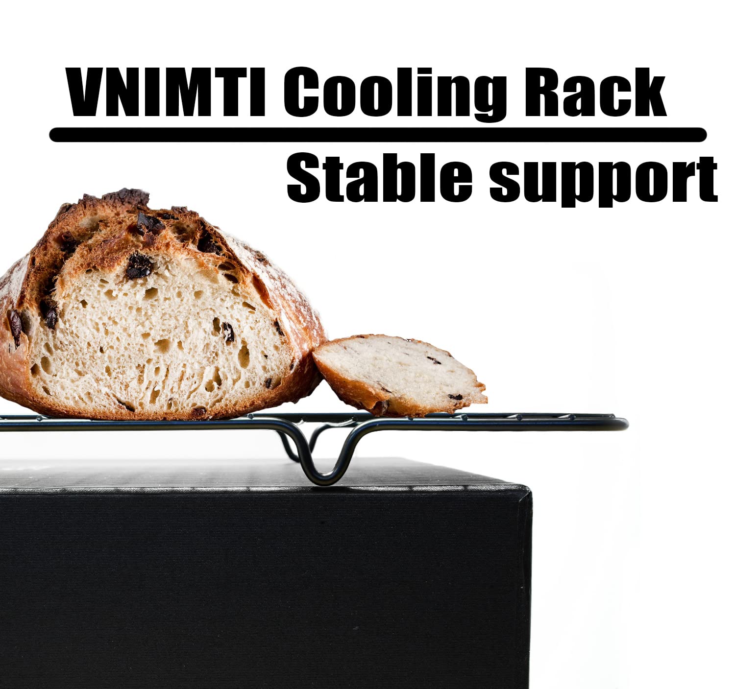 VNIMTI Cooling Rack 2 Sets, Cookie Cooling Wire Racks for Cooking, Baking, Roasting, Grilling, Drying, Oven Safe Grill Rack, 16" * 10" Small Squares Grids