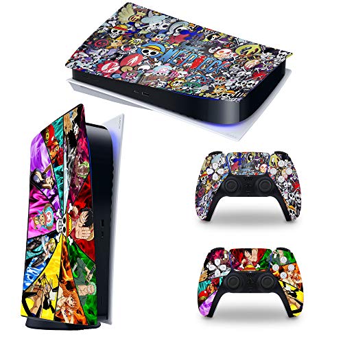 Pirate King - PS5 Standard Edition Skin Console and 2 Controller, Vinyl Decal Sticker Full Cover Protective