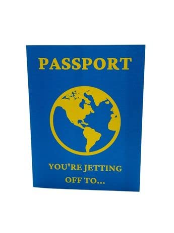 You're Jetting Off To Passport Travel Card Scratch To Reveal Your Personal Message Surprise Gift