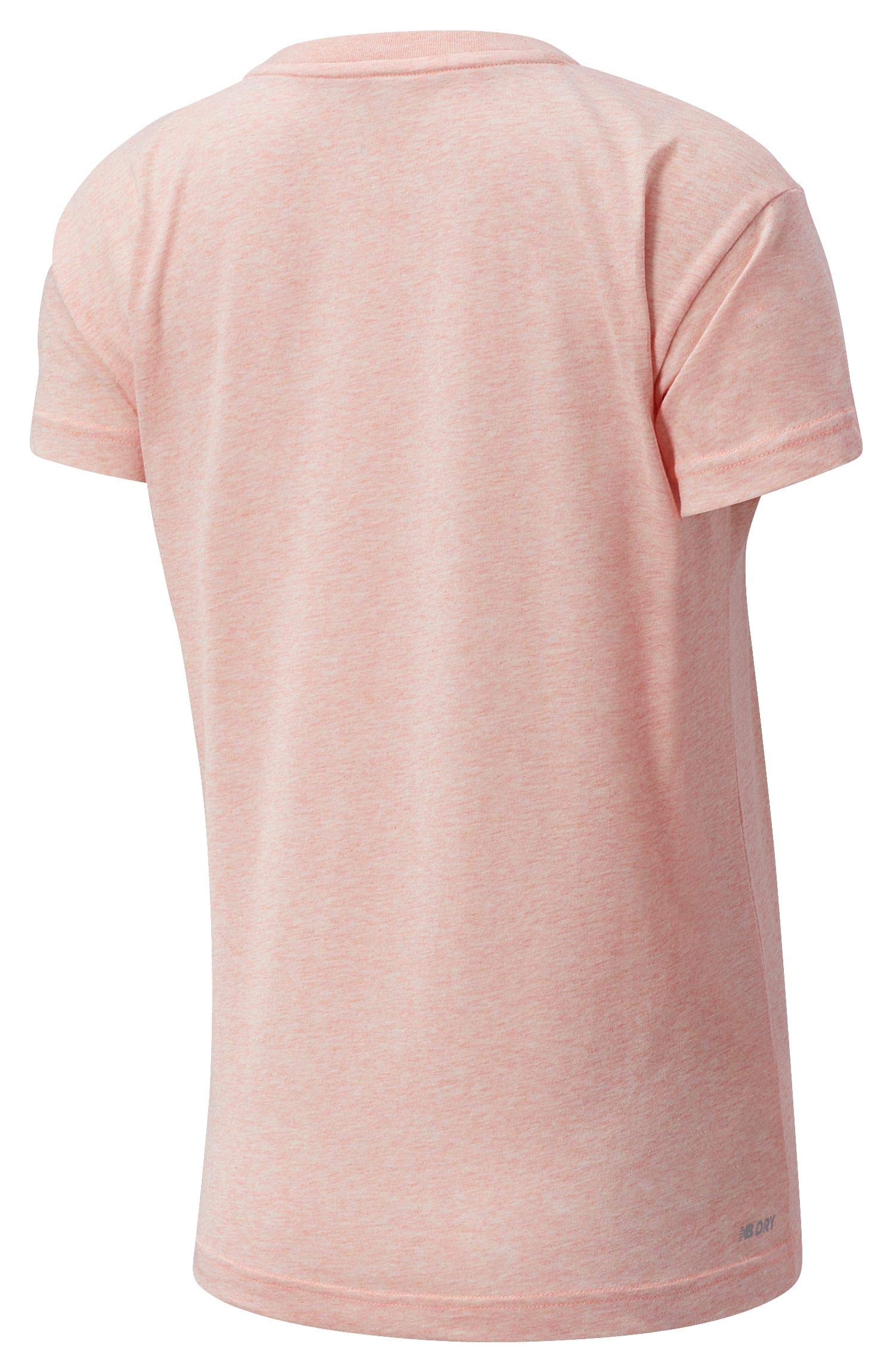 New Balance Women's Relentless Short Sleeve 21, Paradise Pink H, Large