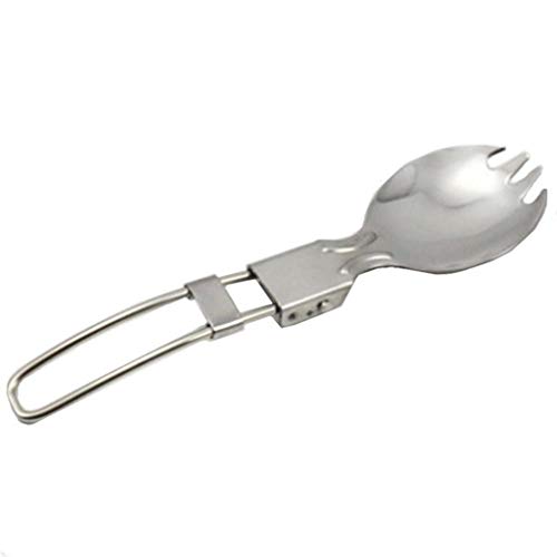 round Table Set for 8 Portable Folding Dual-use Cutlery Spoon Steel Spoon Stainless With Fork Fork Kitchen,Dining & Bar Dining Table with Storage Set for 4
