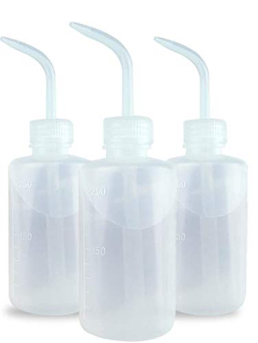 ZOND 3 Pack 250ml Succulent Water Bottle, Bonsai Watering Bottle, Squeeze Bottle for Multi-Purpose Makeup Liquids