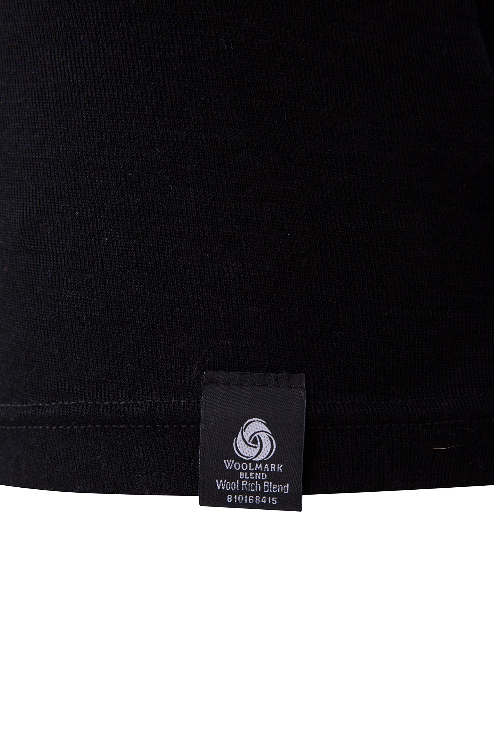 Mountain Warehouse Merino Womens Top - Ladies Thermal Baselayer Black 8