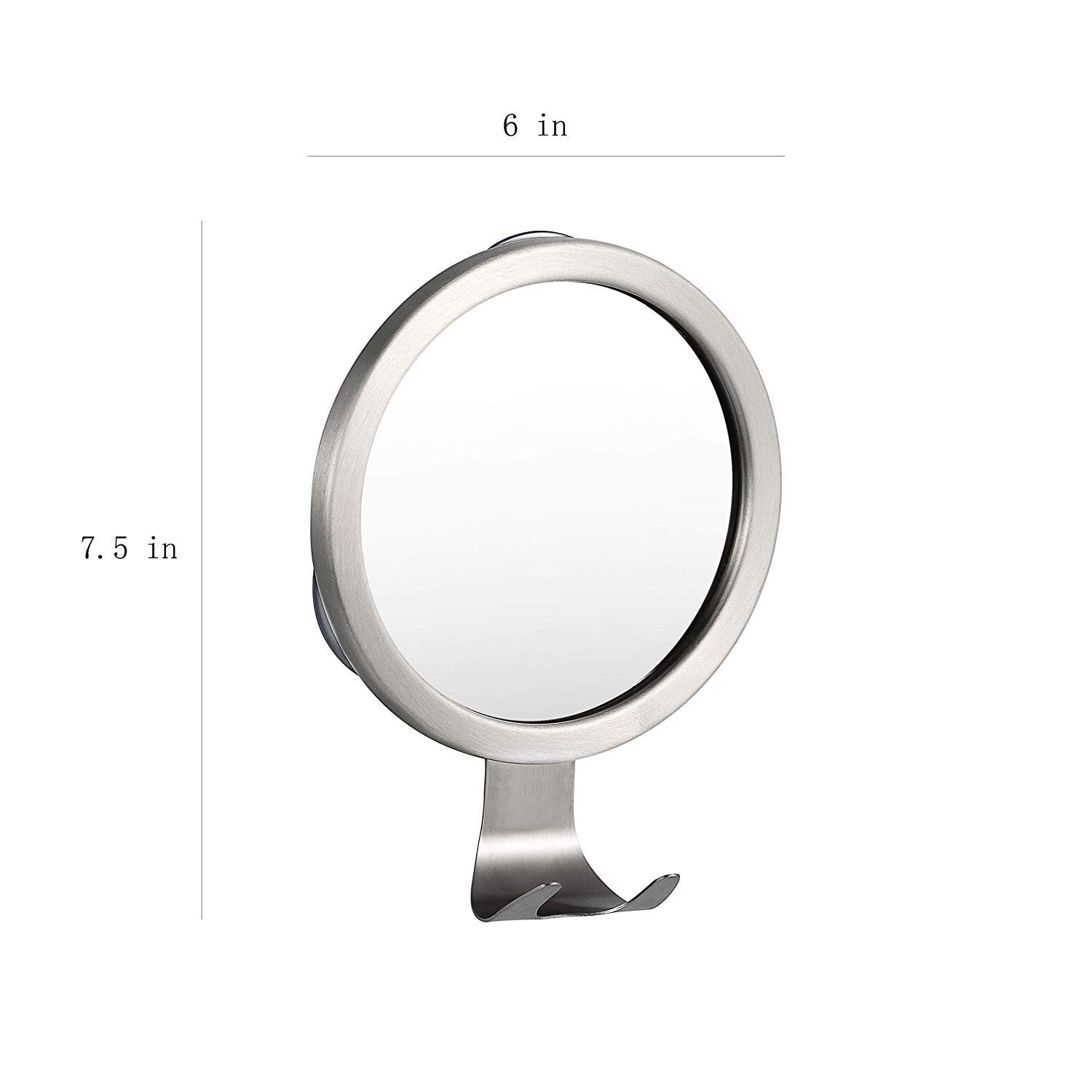 MGLIMZ Fogless Shower Mirror,Fog-Free Bathroom Mirror with Razor Hook and Powerful Lock Suction