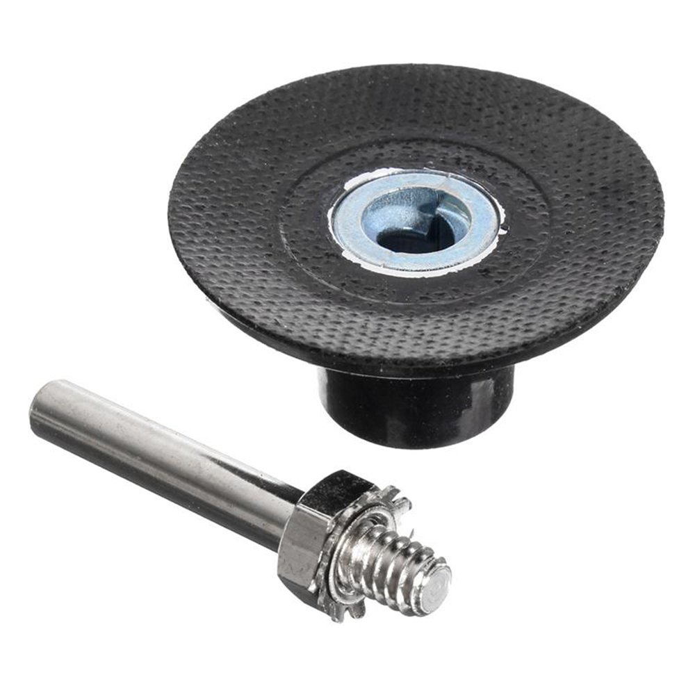 Yakamoz 2Pcs 2-Inch Roll Lock Sanding Discs Holder Roll Lock Disc Pad Quick Change Adapter with 1/4 Shank