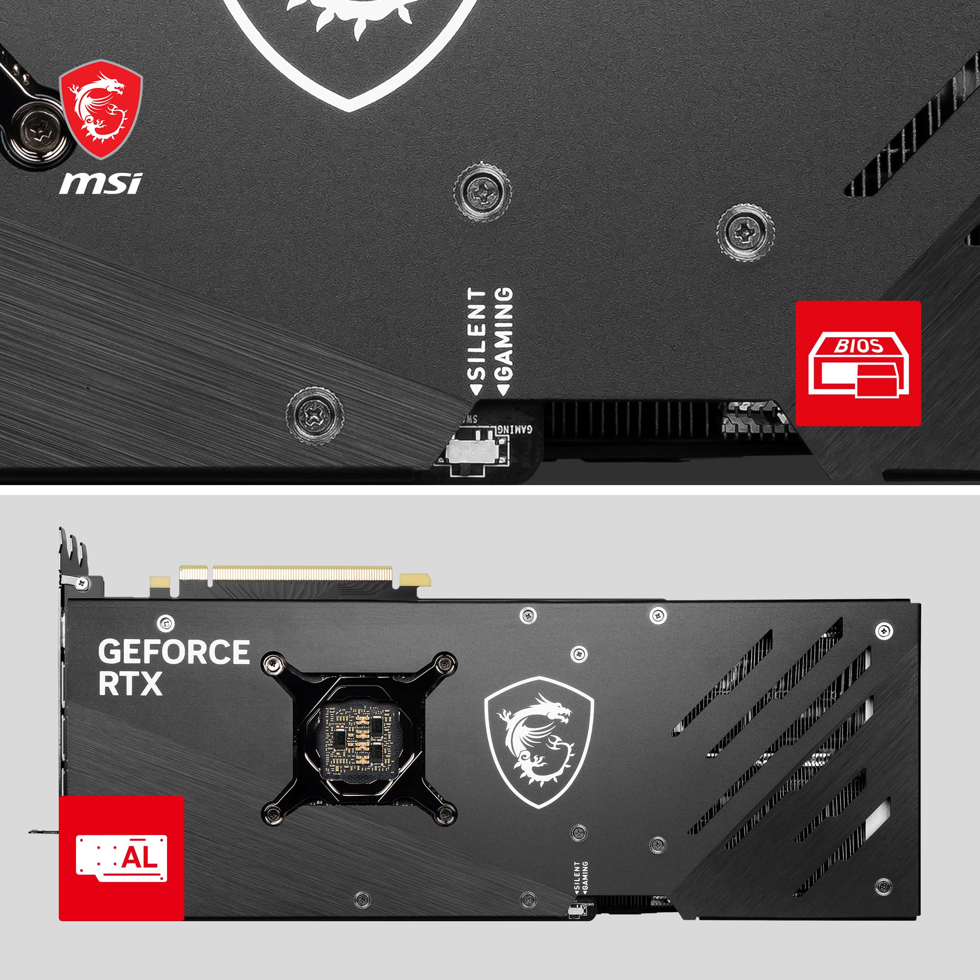 MSI GeForce RTX 4070 Ti GAMING X TRIO 12G Gaming Graphics Card - 12GB GDDR6X, 2760 MHz, PCI Express Gen 4, 192-bit, 3X DP v 1.4a, HDMI 2.1a (Supports 4K & 8K HDR)