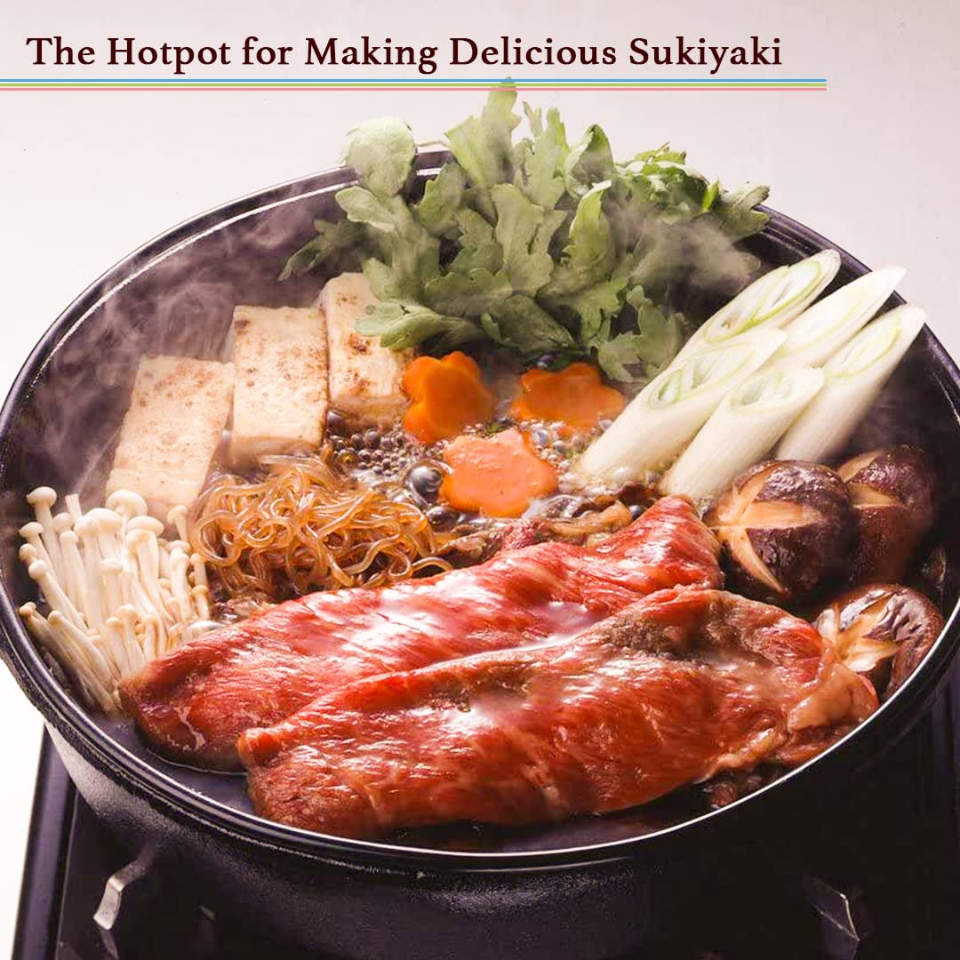 TIKUSAN Sukiyaki Nabe Pot Shabu Shabu Hot Pot Pan (7.1" (18cm))